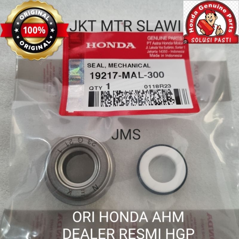 Jual 19217-MAL-300 Seal mal, seal water pump, mal mechanical vario asli ...