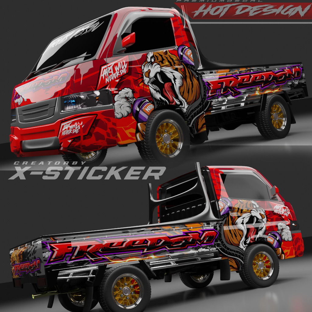 Jual decal new carry harimau | Shopee Indonesia