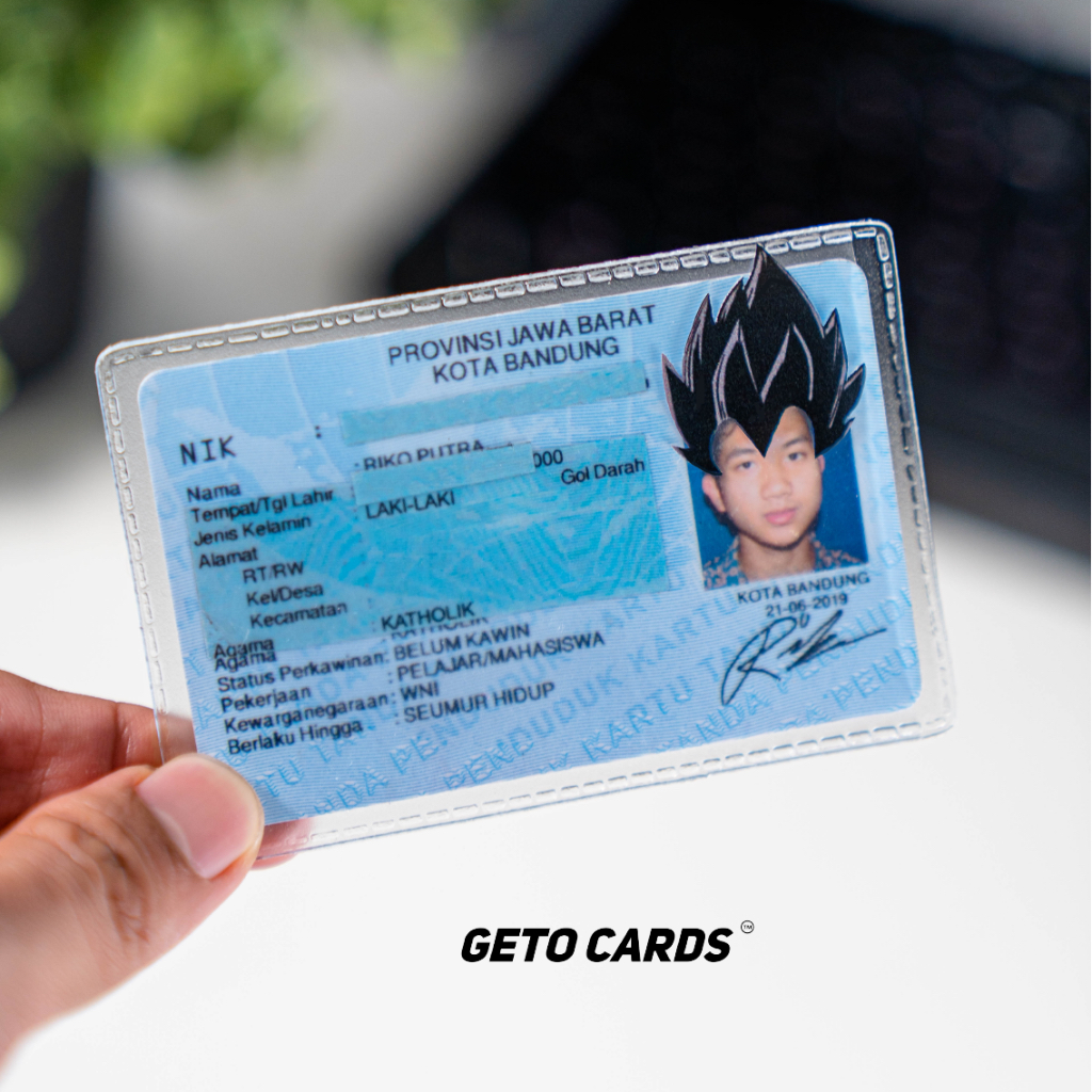 Jual Sampul Pelindung Kartu Anti Gores Untuk KTP ID CARD Design Anime ...