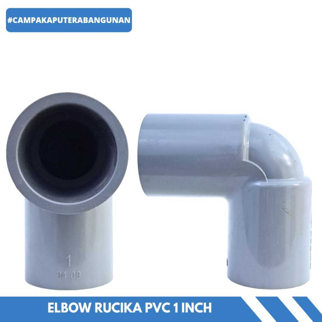 Jual Elbow Rucika PVC Ukuran 2 1/2 INCH / 3 INCH / 4 INCH / 2 INCH / 1 ...