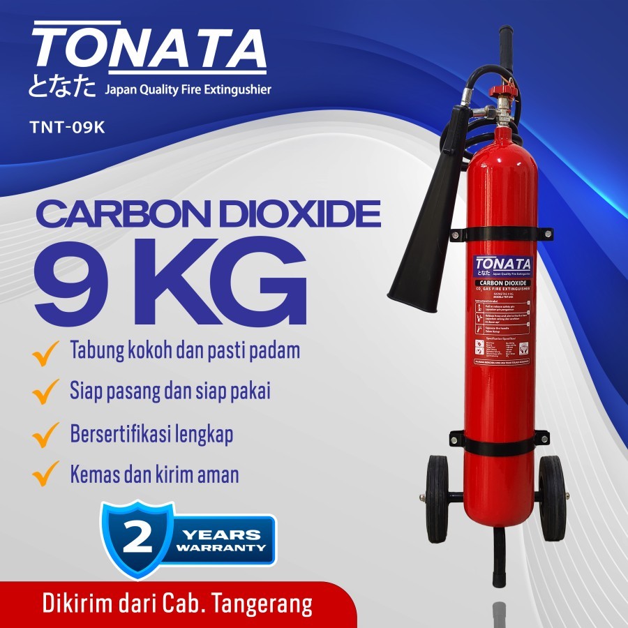 Jual APAR 9 KG Karbondioksida (CO2) TONATA / Set Komplit | Shopee Indonesia