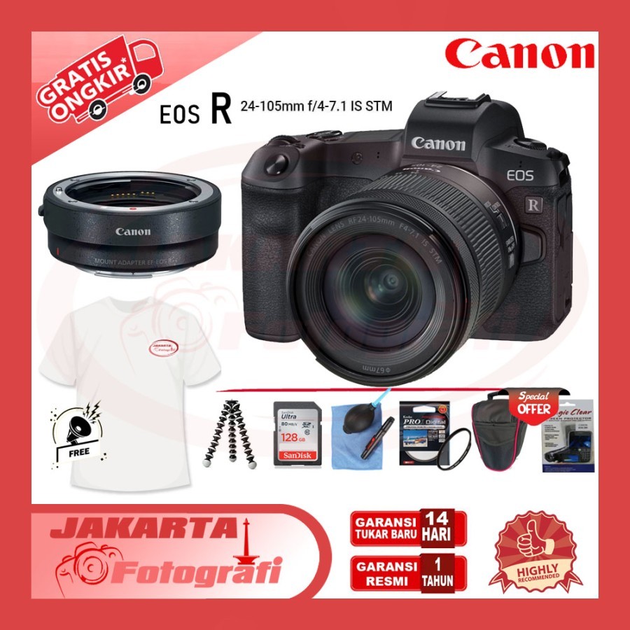Jual Canon EOS R Kit 24-105mm f4-7.1 IS STM Camera | Shopee Indonesia