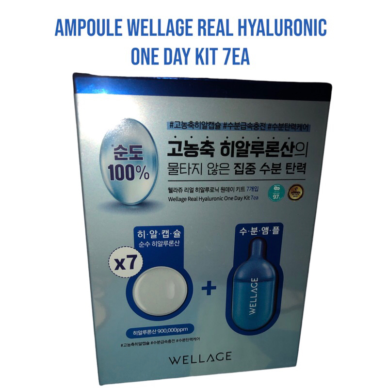 Jual WELLAGE Real Hyaluronic One Day Kit 7EA (ORI) | Shopee Indonesia