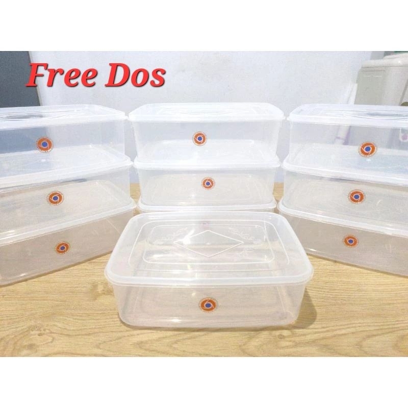 Jual Wadah Donat Kotak Makan Kotak Donat Box Kue Plastik Transparan Ori