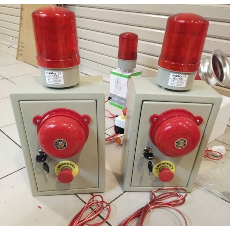Jual Panel Sirene Fire Alarm Kantor pabrik Sekolah dll Siap Pakai ...