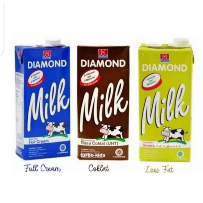 Jual susu uht diamond 1lt | Shopee Indonesia