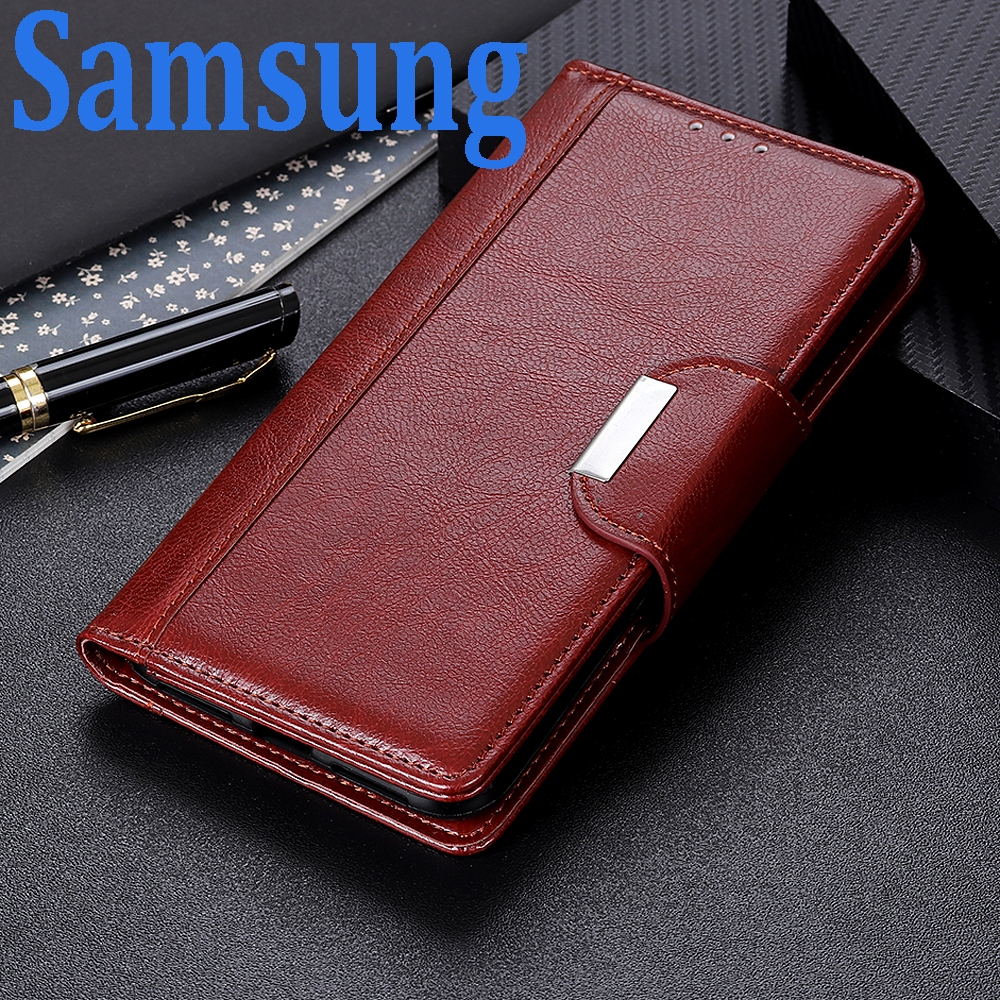 Jual Samsung Galaxy A36 A56 A16 S24 FE A06 A55 A15 A25 S23 FE A05 A05S A14 A24 A54 Leather ...