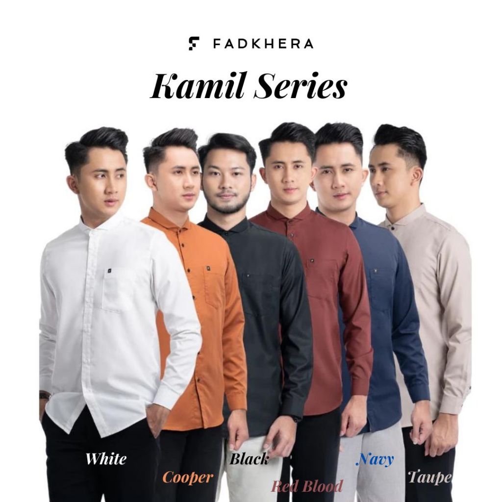 Jual Fadkhera Kamil Series Kemeja Basic Koko Modern Polos Premium ...