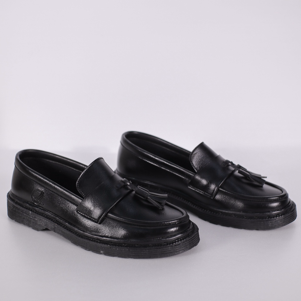 Jual 5.5 BRANDS FESTIVAL Sepatu Formal Loafers Pria Hitam Original ...