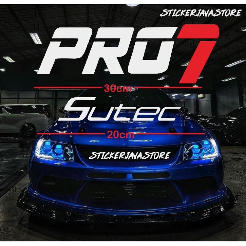 Jual STIKER MOBIL STIKER SATU SET ISI DUA PRO7 SUTEC | Shopee Indonesia