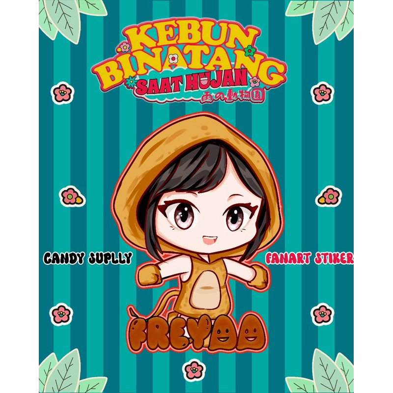 Jual STIKER CHIBI FANART JKT48 Kebun binatang saat hujan | Shopee Indonesia