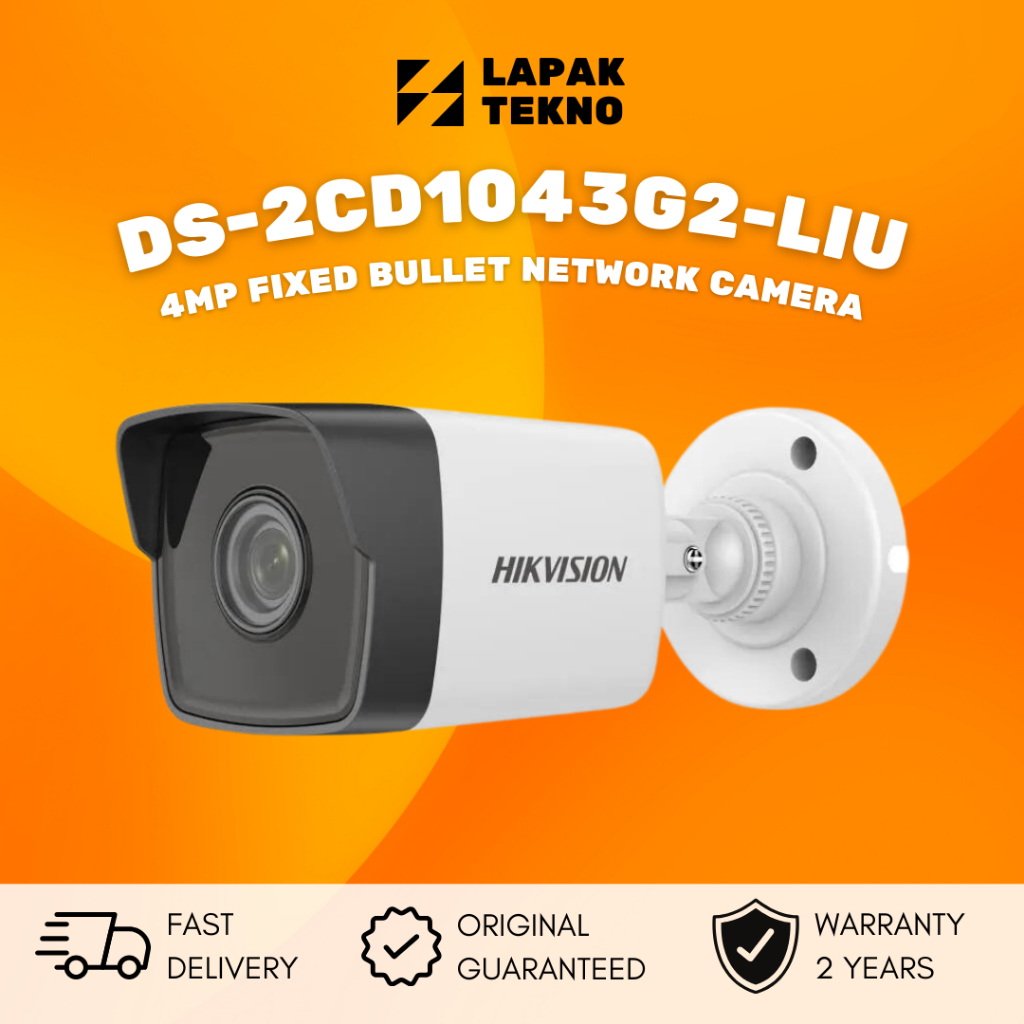 Jual HIKVISION DS-2CD1043G2-LIU 4MP SMART DUAL LIGHT FIXED BULLET CAMERA | Shopee Indonesia