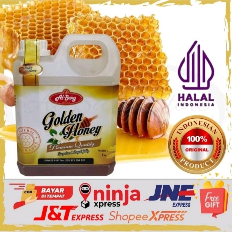 Jual TERMURAH SUPER MADU ASLI GOLDEN HONEY 1KG | MADU SUPER KALIMANTAN ...