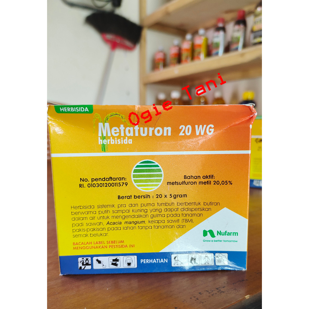 Jual Herbisida Metafuron 20 WG, Sistemik Pra dan Purna Tumbuh Berbentuk ...
