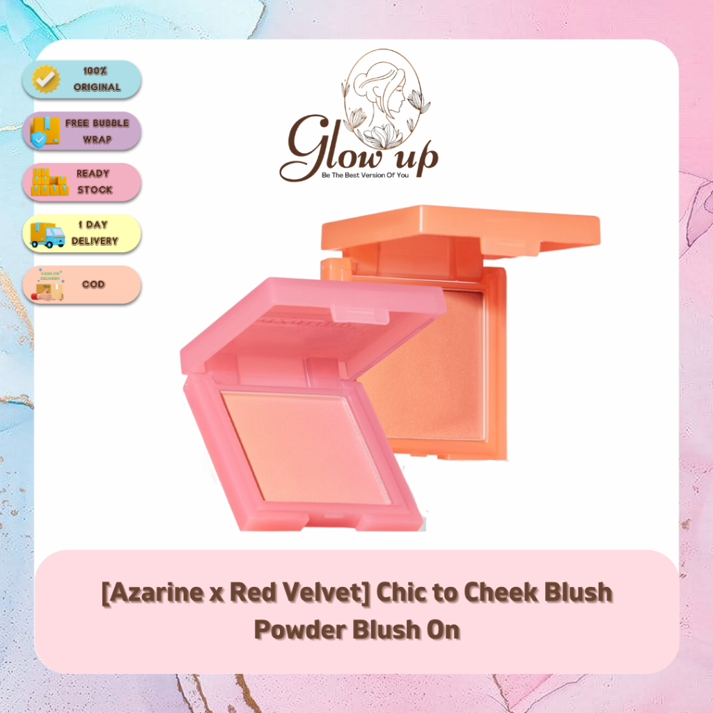 Jual [Azarine x Red Velvet] Chic to Cheek Blush Powder Blush On [5.2 gr ...