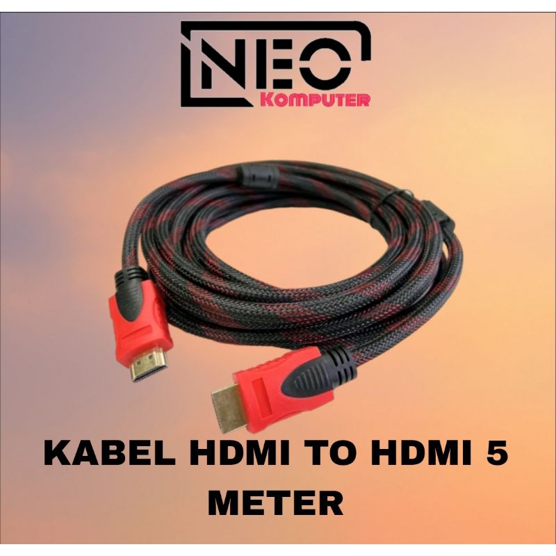 Jual KABEL HDMI TO HDMI 5 M SYNTEC | Shopee Indonesia