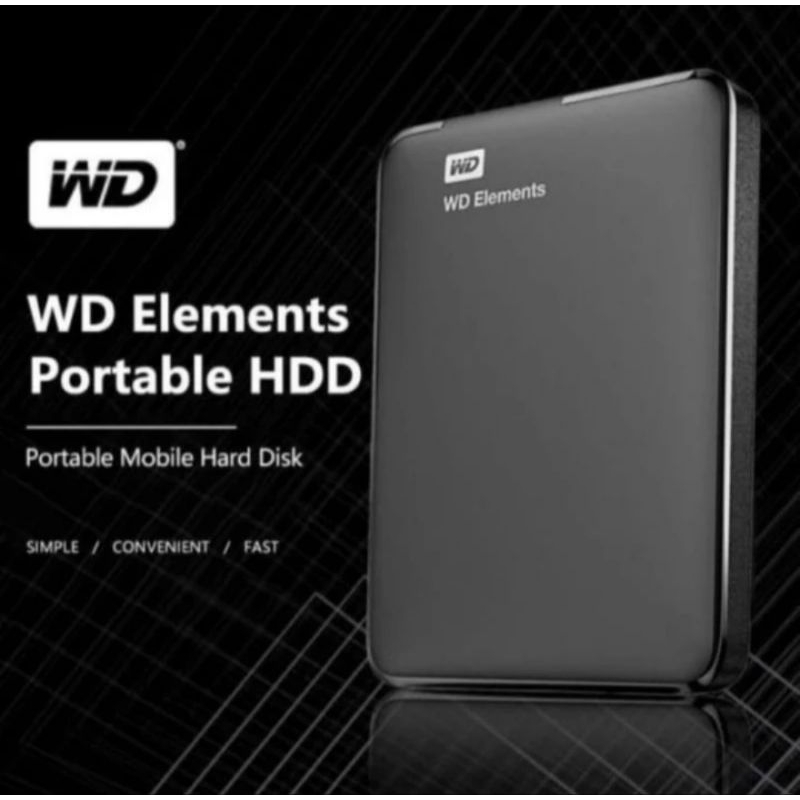 Jual HDD External 320GB 500GB 1TB 2TB Hardisk Portable Plus Slim USB 3. ...