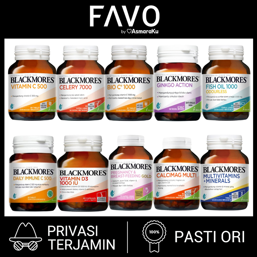 Jual Blackmores Suplemen Multivitamin Vitamin C Vit C Vitamin D ...
