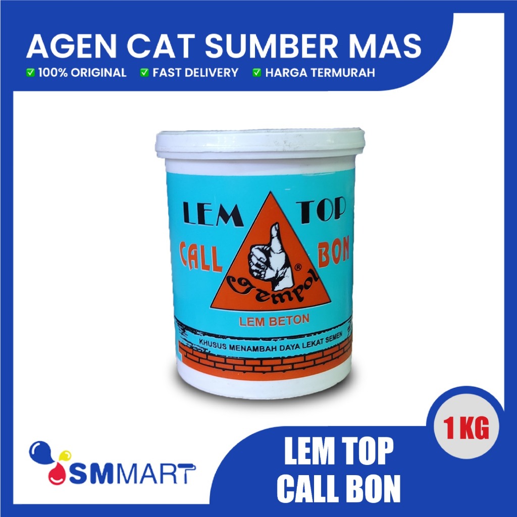 Jual LEM BETON CALBOND / CALBON / KALBON PEREKAT BETON 1 LITER | Shopee ...