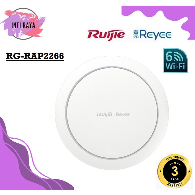 Jual Ruijie Reyee RG-RAP2266 Wi-Fi 6 AX3000 Ceiling Mount Access Point ...
