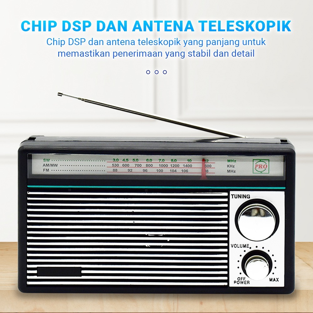 Jual RADIO AC/DC 4250 Portable International AM, FM, SW/ RADIO KLASIK ...