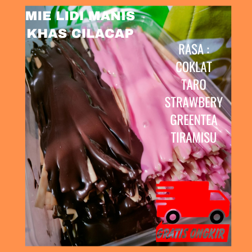 Jual Mie Lidi Lumer Coklat Premium BOX 500ml - Mie Lidi Box Lumer - Mie ...