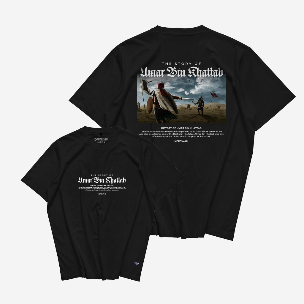 Jual Kepswah Official - Kaos Umar bin Khattab Jual Kepswah Official - Kaos Umar bin Khattab