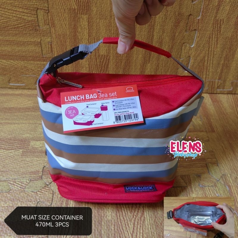 Jual Lock n Lock lunch bag thermal tas kotak makan tas bekal anak ...