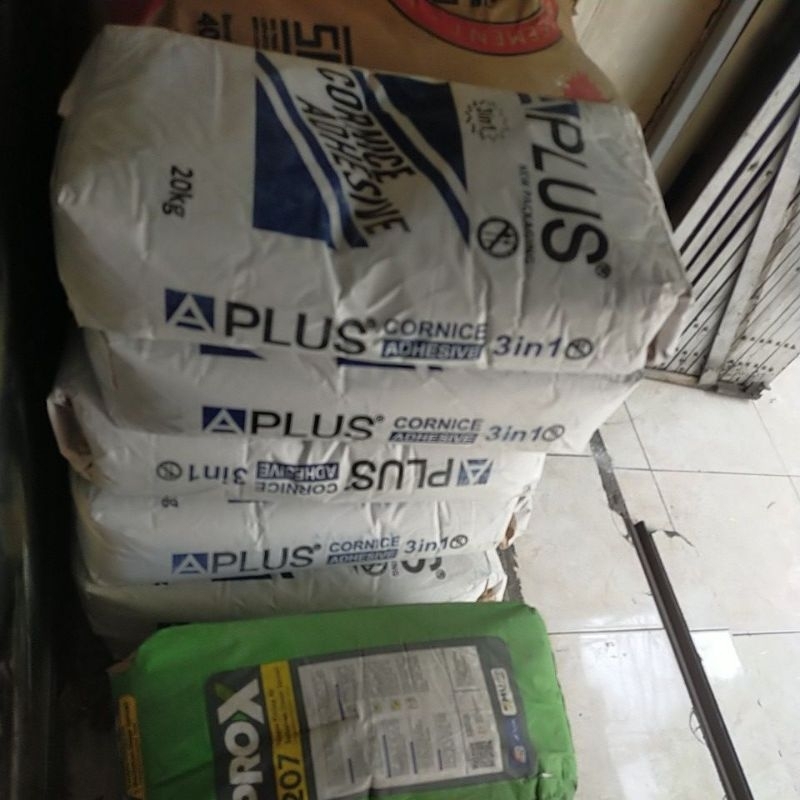 Jual Cornice aplus. Aplus cornice adhesive 1 sak 20 kg. compound gypsum ...