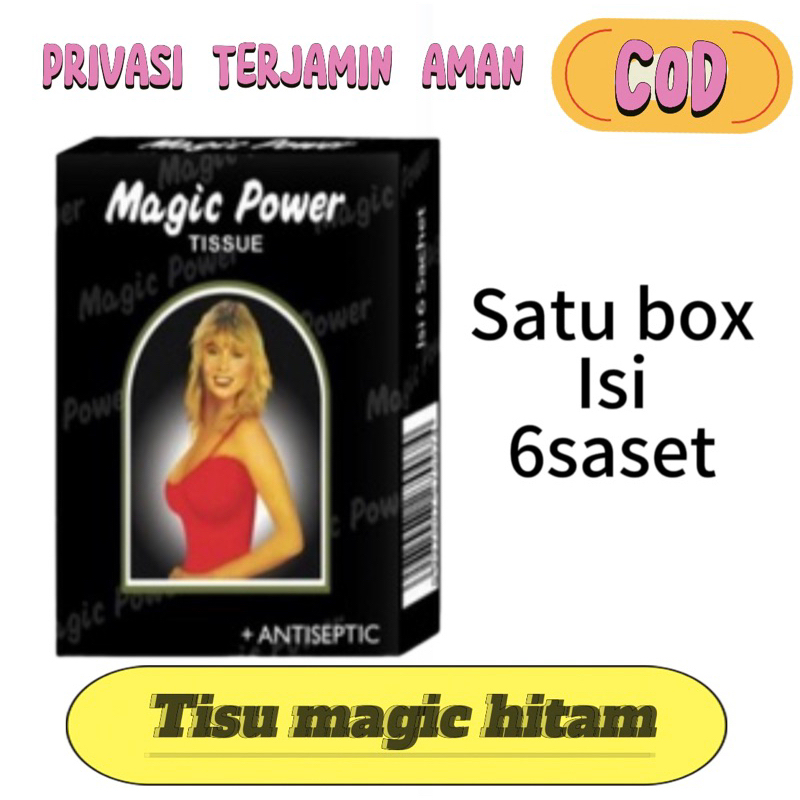 Jual Tissue Magic Power Tisu Power Magic Classic 1kotak isi 6 Sachet ...