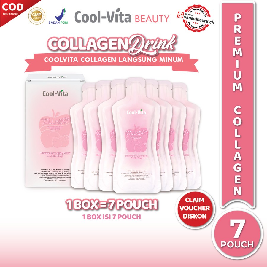Jual COOLVITA Premium Collagen Drink (SACHET) | Shopee Indonesia