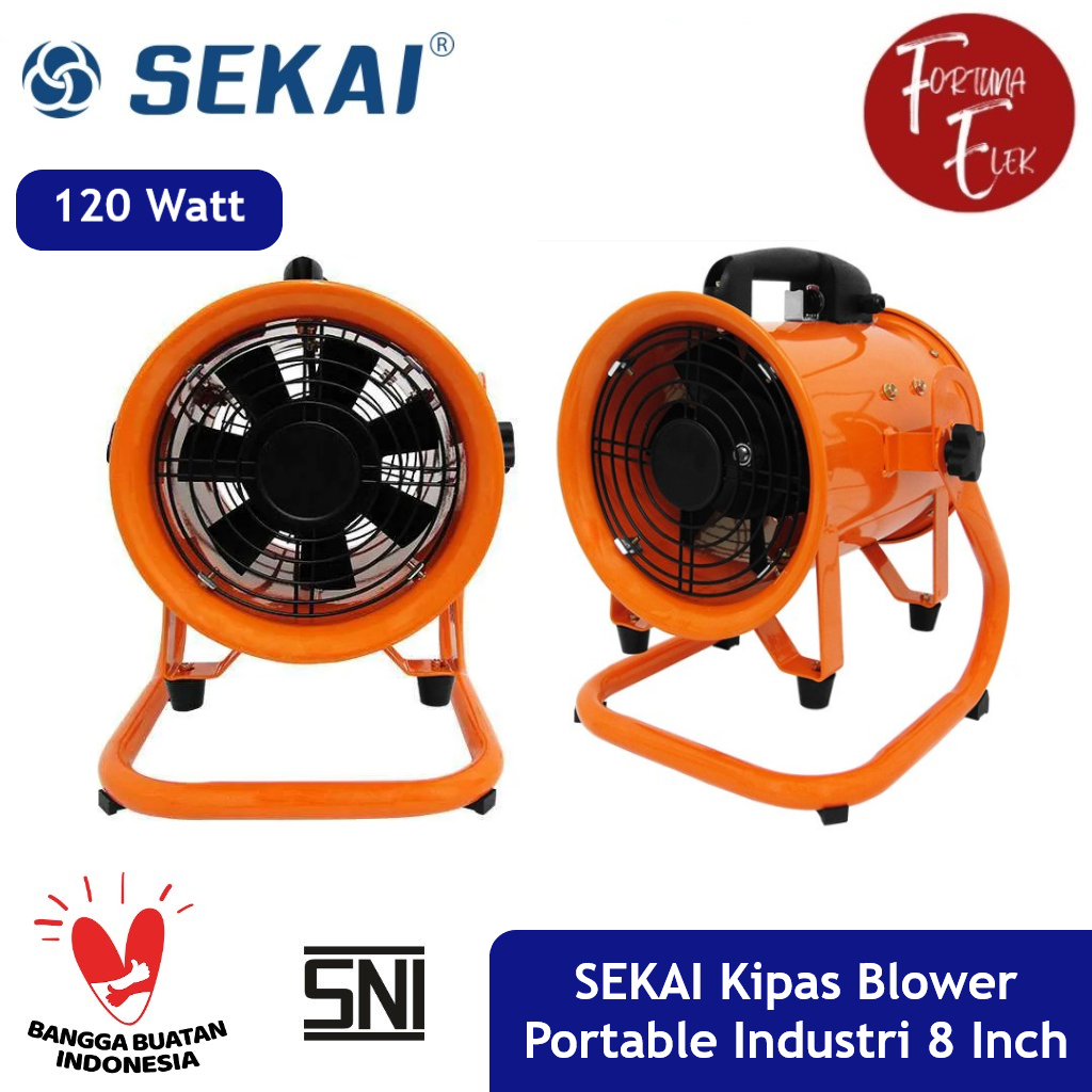 Jual SEKAI Industrial Blower Fan 8 Inch BVF 842 P Kipas Balon ...