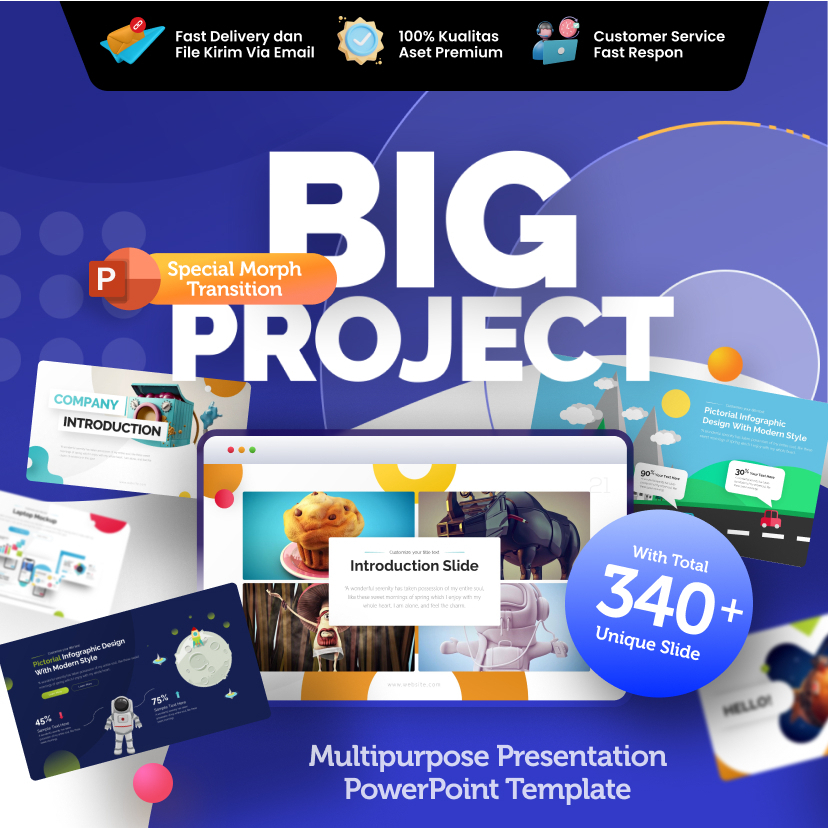 Jual Morph Big Project Multipurpose Infographic PowerPoint Template ...