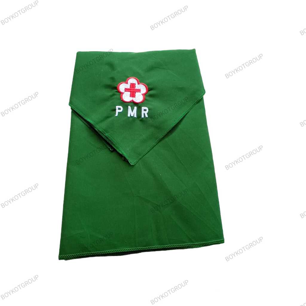 Jual Syal PMR Hijau Bordir slayer / syal pmr hijau bordir bagus ...