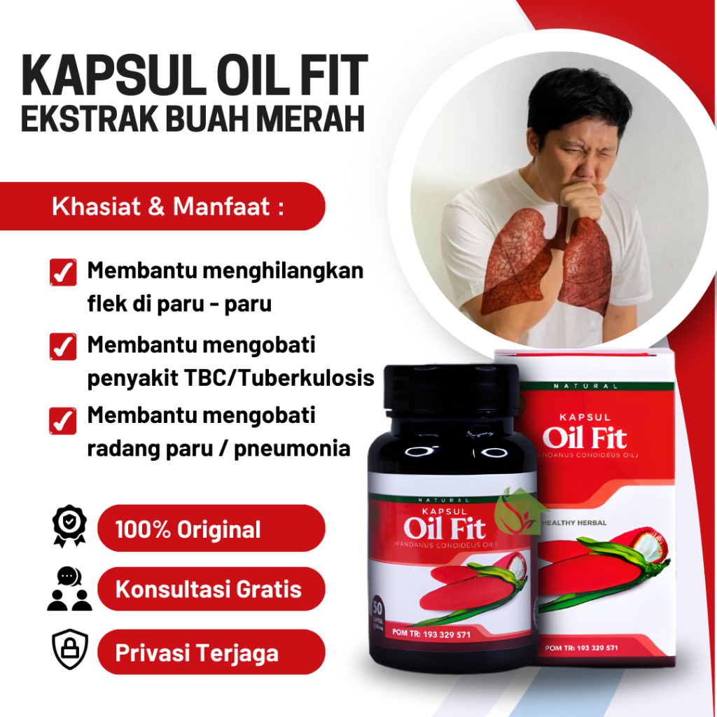 Jual Obat Herbal Untuk Masalah Paru Paru OIL FIT Ekstrak Buah Merah ...