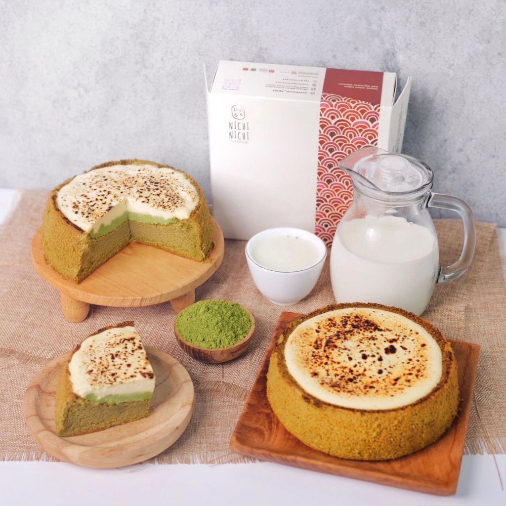 Jual BRULEE CAKE - Double Matcha Chesee Bolu Matcha Best Seller ...