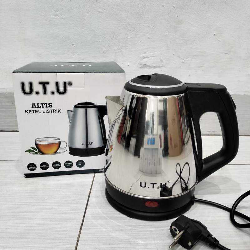 Jual Teko Listrik UTU ALTIS 1.2 Liter Electric Kettle Pemanas Ceret Air ...