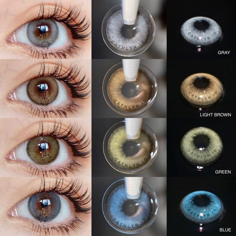 Jual CATHLYN.ID - Softlens Mini Olivia ( gray / brown / light brown ...