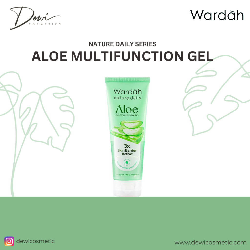 Jual Wardah Nature Daily Aloe Hydramild Multifunction Gel 100ml ...