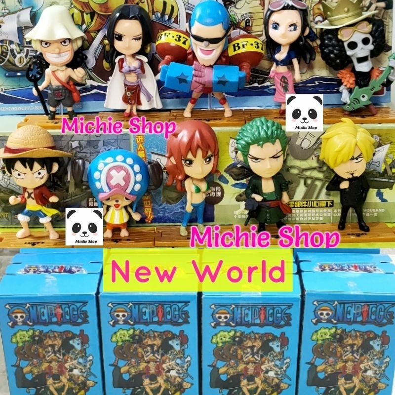 Jual Blind Box ONE PIECE Anime Topper Collection Gifts Doll Luffy Zoro ...