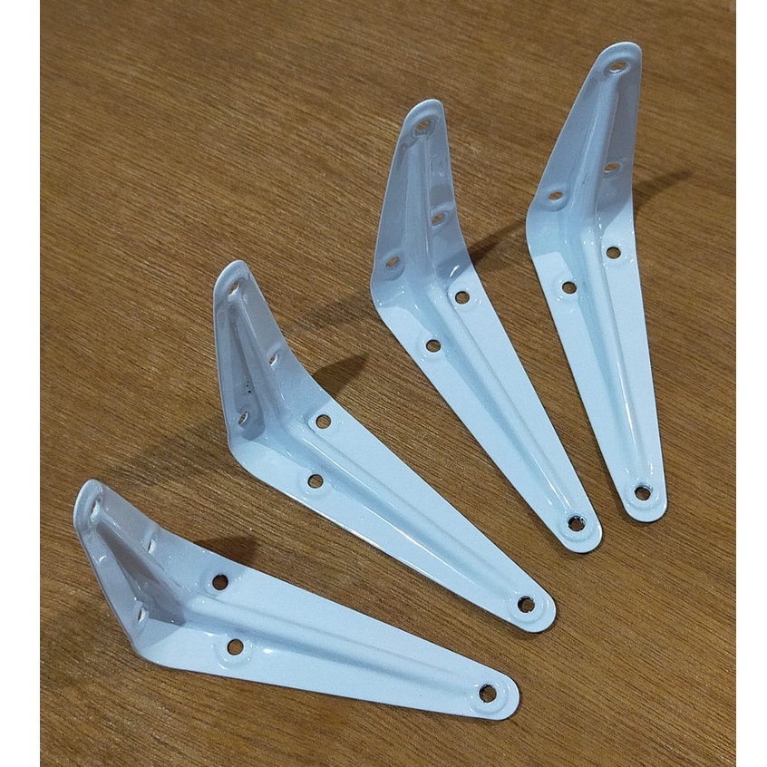 Jual Siku Rak Besi L Putih Uk. 3x4 Inch l Shelf Bracket Harga 1 Pcs ...