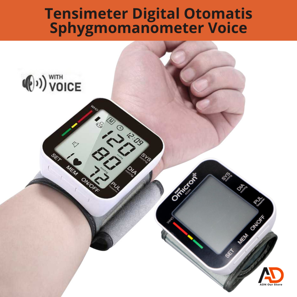 Jual Electronic Sphygmomanometer Tensimeter Lengan | Alat Pengukur ...