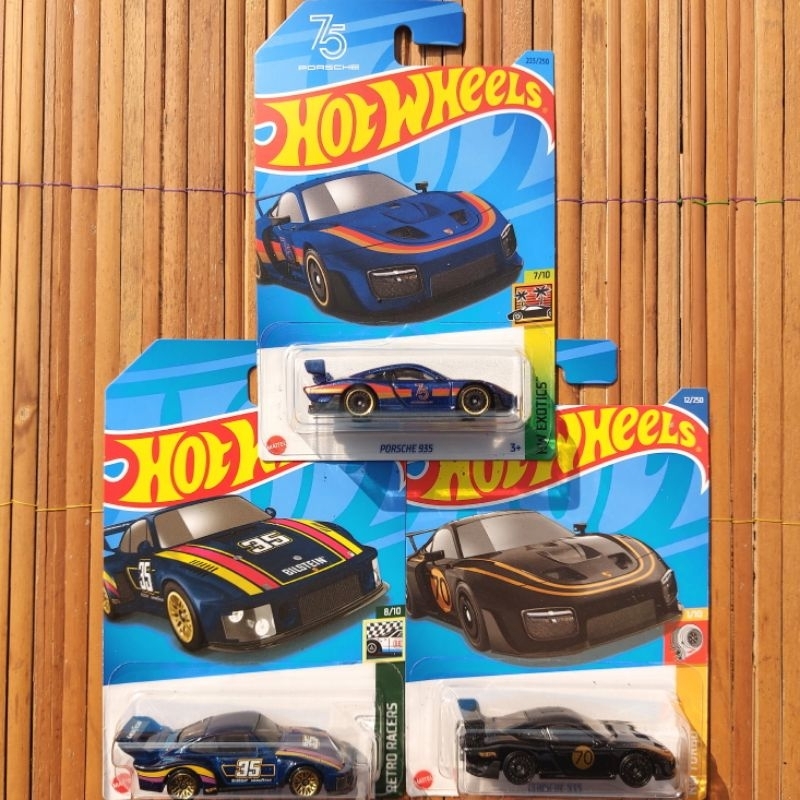 Jual HOTWHEELS PORSCHE 935 PUTIH HITAM 2021 MERAH HITAM BIRU 2022 2023 ...