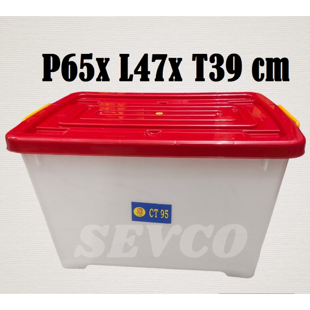 Jual Container Box CT-95 GM / Kotak penyimpanan Serbaguna 95L | Shopee ...