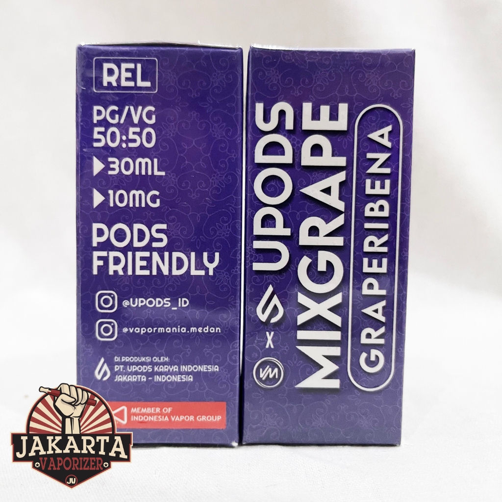 Jual UPODS MIX GRAPE GRAPE RIBENA PODS FRIENDLY 30ML 10MG BY UPODS ...
