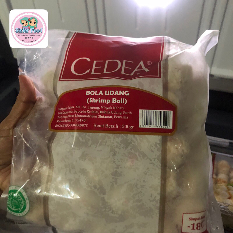 Jual CEDEA BOLA UDANG / SHRIMP BALL 500gr | Shopee Indonesia