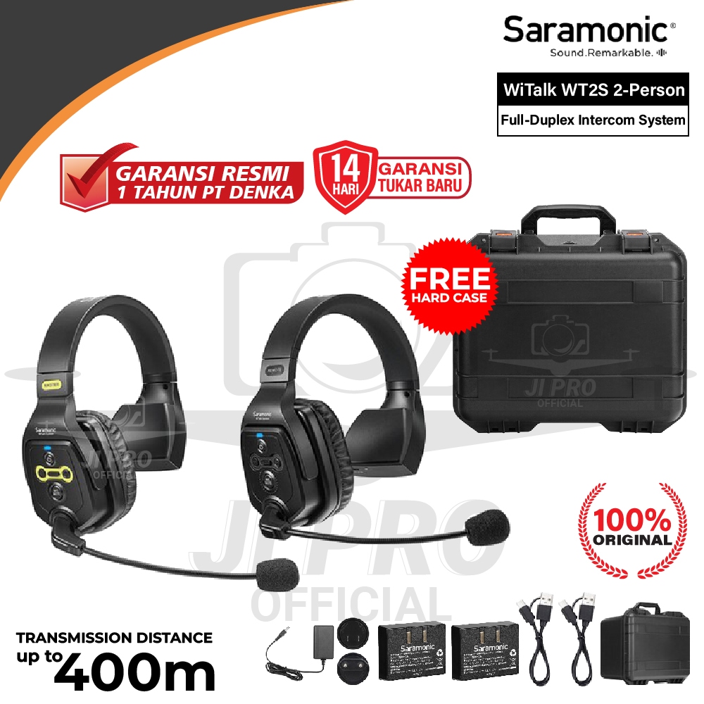 Jual Saramonic WiTalk WT2S 2-Person Full-Duplex Intercom System WT 2S ...