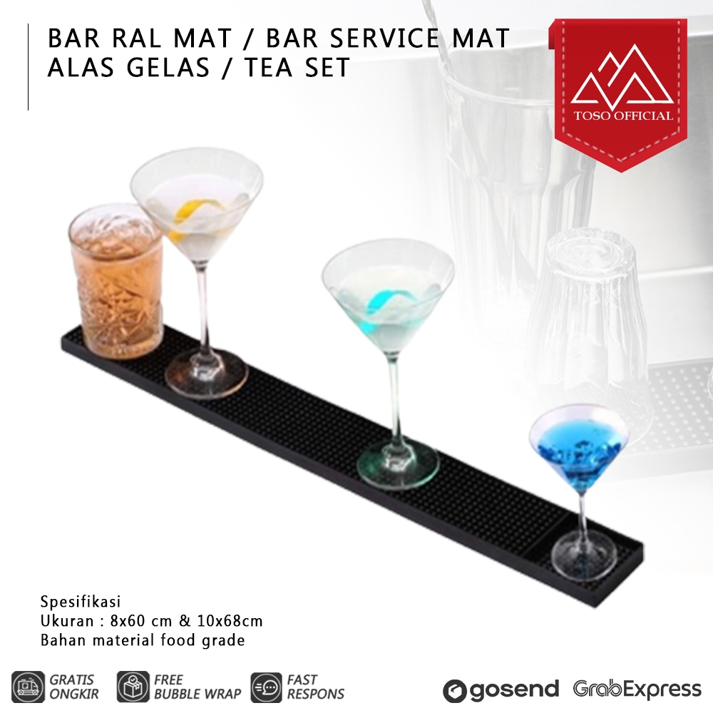 Jual TOSO Bar Ral Mat / Bar Service Mat / Alas Gelas / Tea Set | Shopee ...