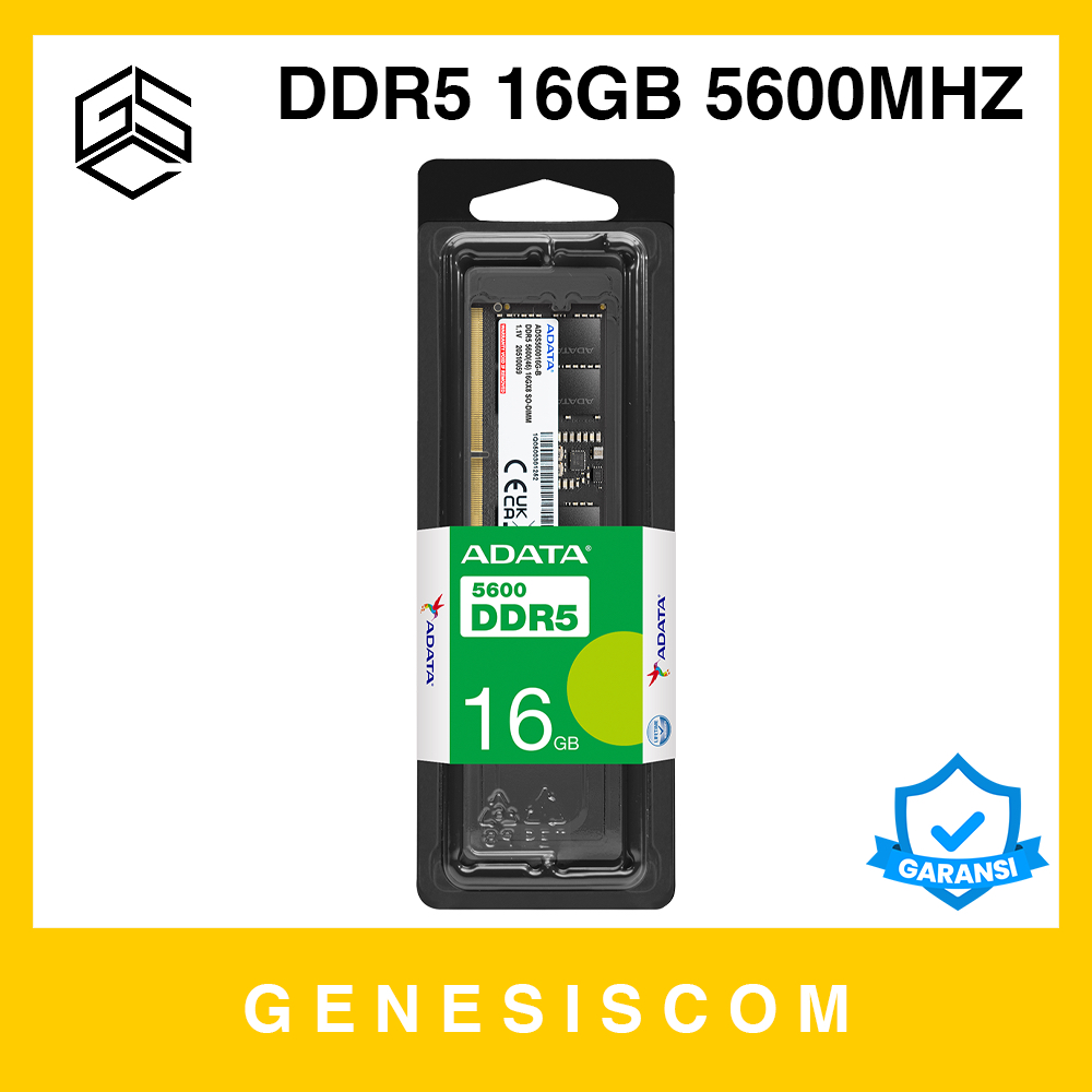 Jual RAM Laptop ADATA DDR5 16GB 5600MHz 1.5V SODIMM SO-DIMM 1,5V Random Access Memory Memori ...