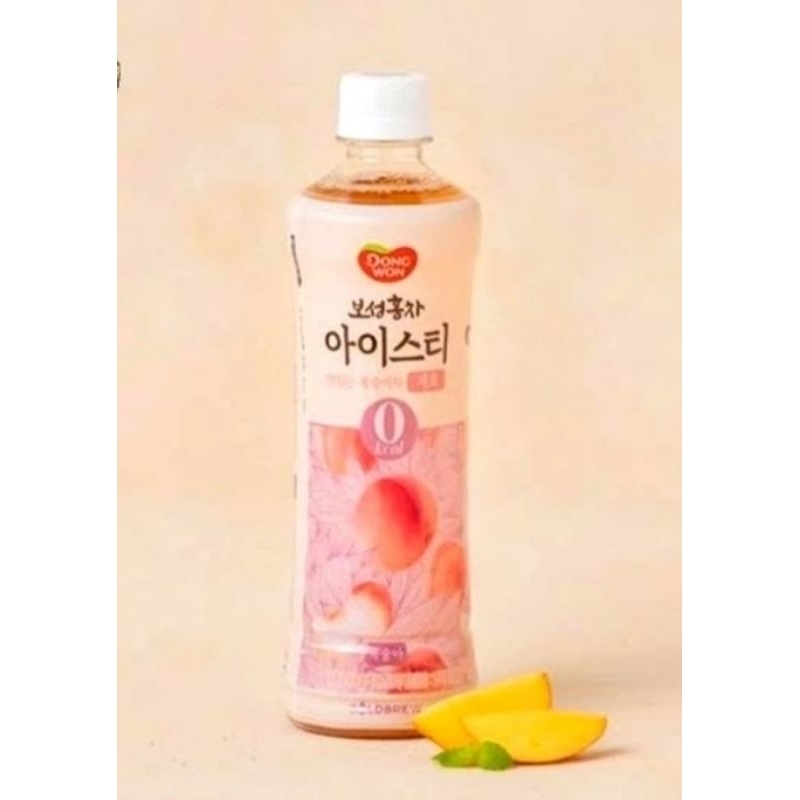 Jual DONGWON PEACH ICED TEA 500ML | Shopee Indonesia